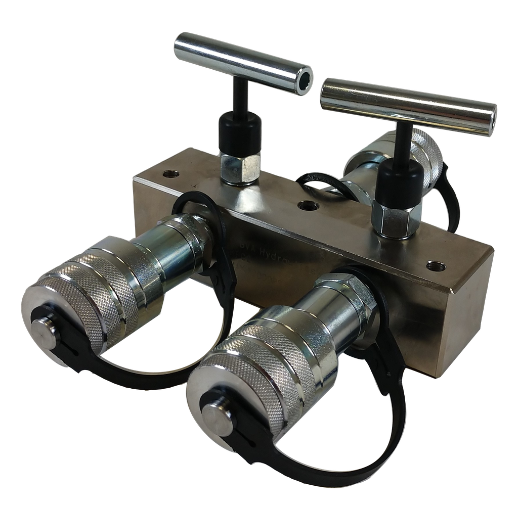 Hydraulikverteiler, 2-Wege, mit Absperrventil, 700 bar, Padima, MFC2 | GTD